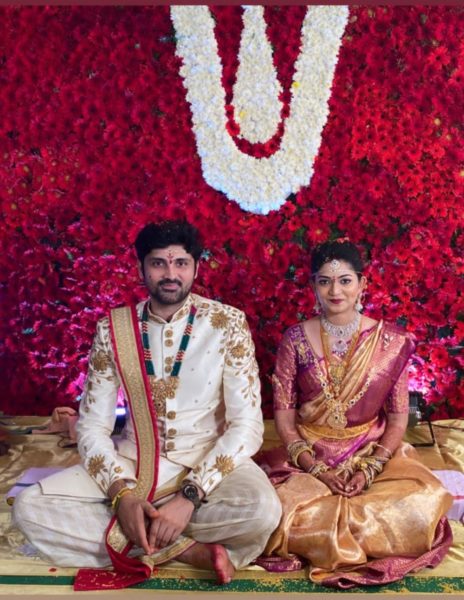 Samrat Reddy gets hitched to Anjana Sri Likhita in a traditional ceremony!
